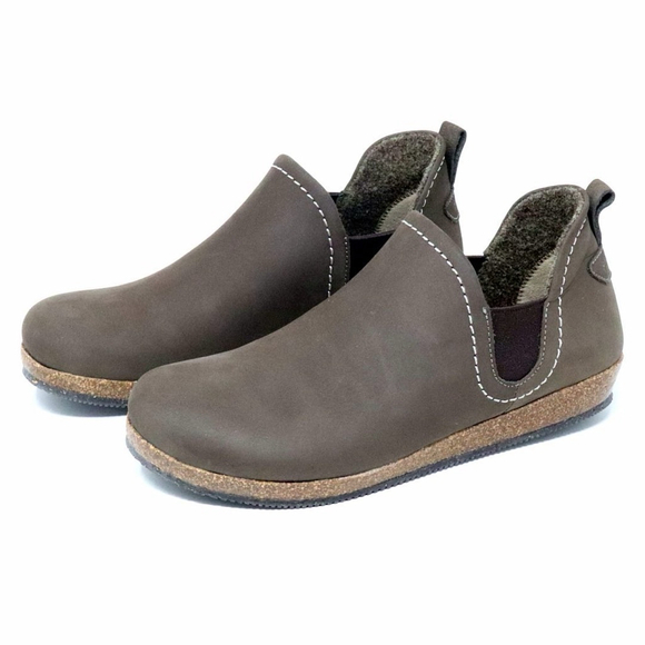 Stegmann | Shoes | Stegmann Lieben Leather Wool Chelsea Boot With Cork ...